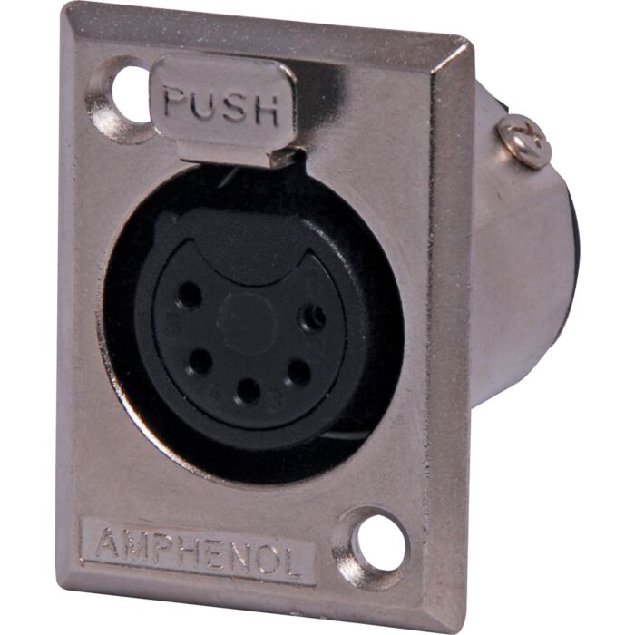 5 Pin Female Chassis Mount XLR AC5FPZ | Buy in Australia | AP0924 ...