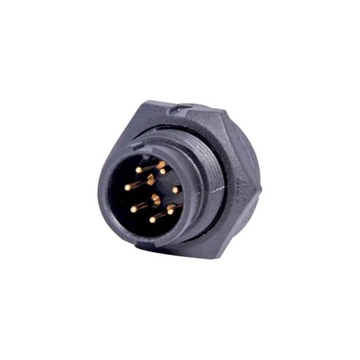 7 Pin 5A Locking Male Chassis IP67 Waterproof Plug | Buy in Australia ...
