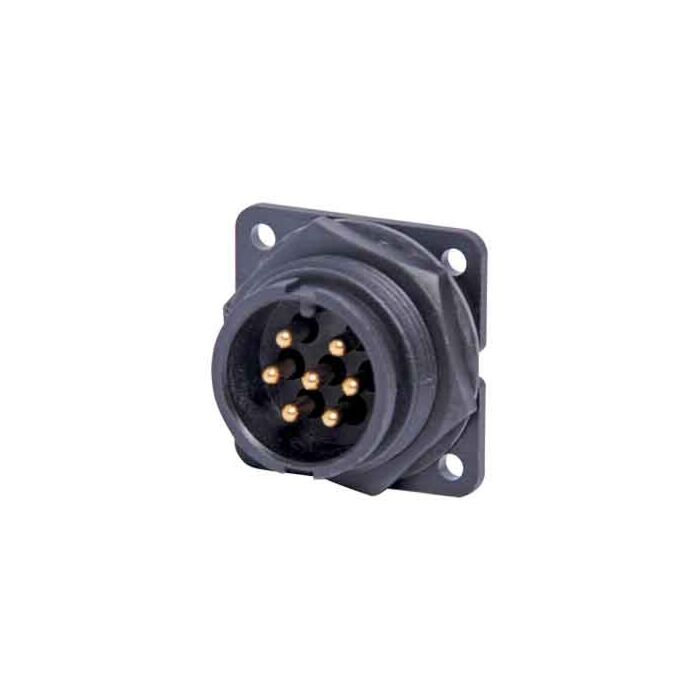 7 Pin 20A Locking Male Chassis IP66 Waterproof Plug | Buy in Australia ...