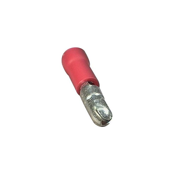 Red 4mm Male Bullet Crimp Pk 1000 | Buy in Australia | AH2153A | Core ...