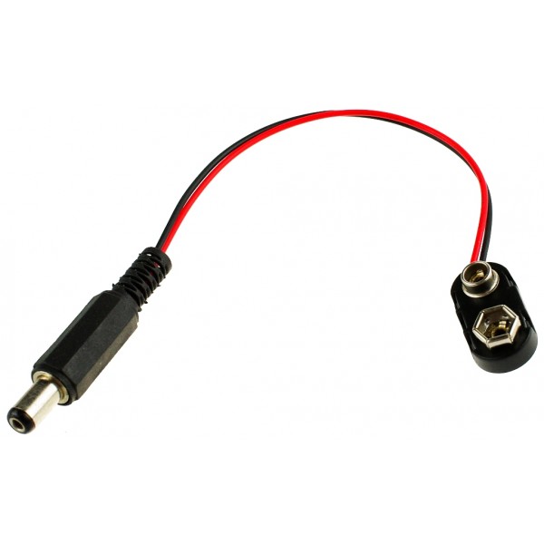 9V to Barrel Jack Adapter V2 | Buy in Australia | FIT0043 | DFRobot ...