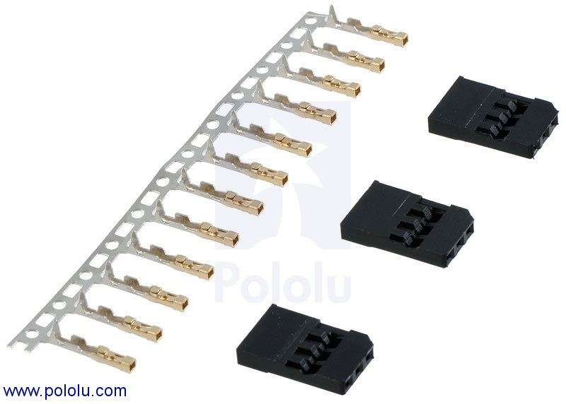 Futaba J Connector Pack, Female | Buy in Australia | POLOLU-1926 ...
