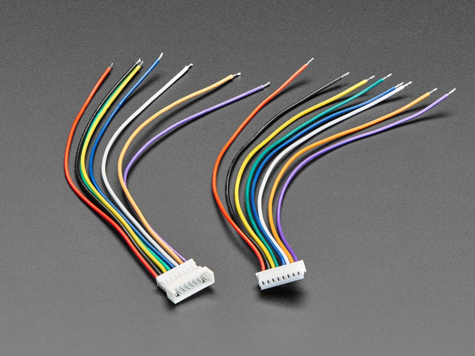 1.25mm Pitch 8-pin Cable Matching Pair - 10 cm long - Molex PicoBlade ...