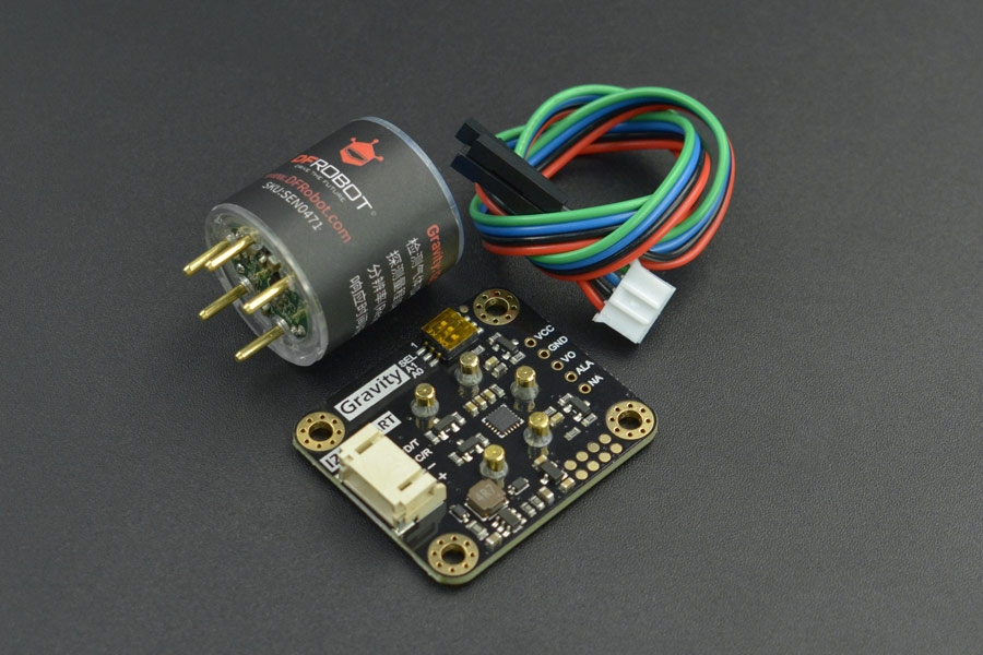 Gravity: NO2 Sensor (Calibrated) - I2C & UART | Buy in Australia ...