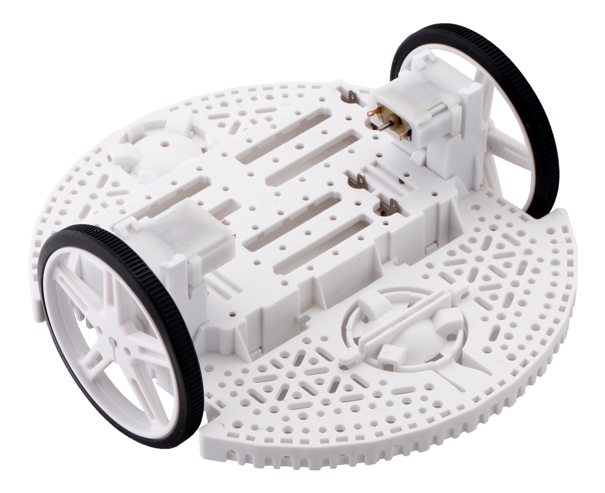 Romi Chassis Kit - White | Buy in Australia | POLOLU-3509 | Pololu ...