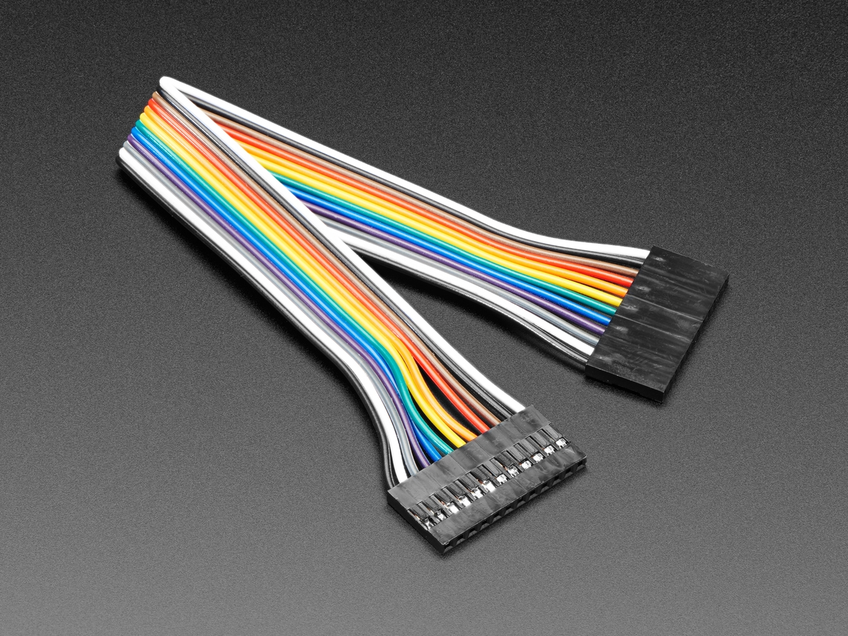 2.54mm 0.1" Pitch 12-pin Jumper Cable - 20cm long | Buy in Australia ...