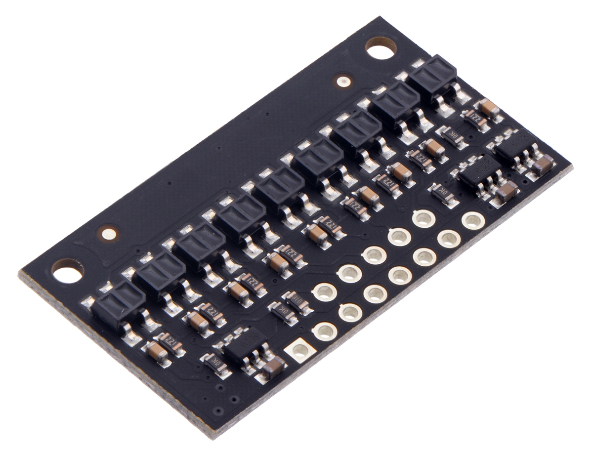 QTR-HD-09RC Reflectance Sensor Array: 9-Channel, 4mm Pitch, RC Output ...