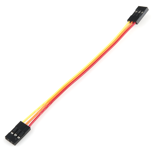 Jumper Wire - 0.1", 3-pin, 4" | Buy in Australia | PRT-10363 | Sparkfun ...