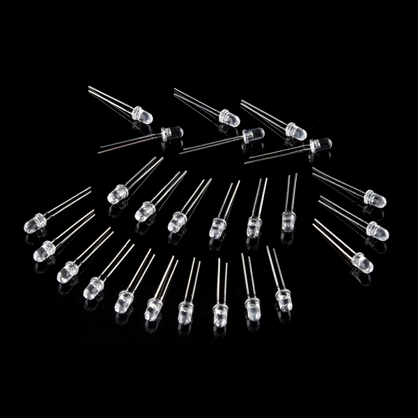 LED - Super Bright Yellow (25 pack) | Buy in Australia | COM-10023 ...