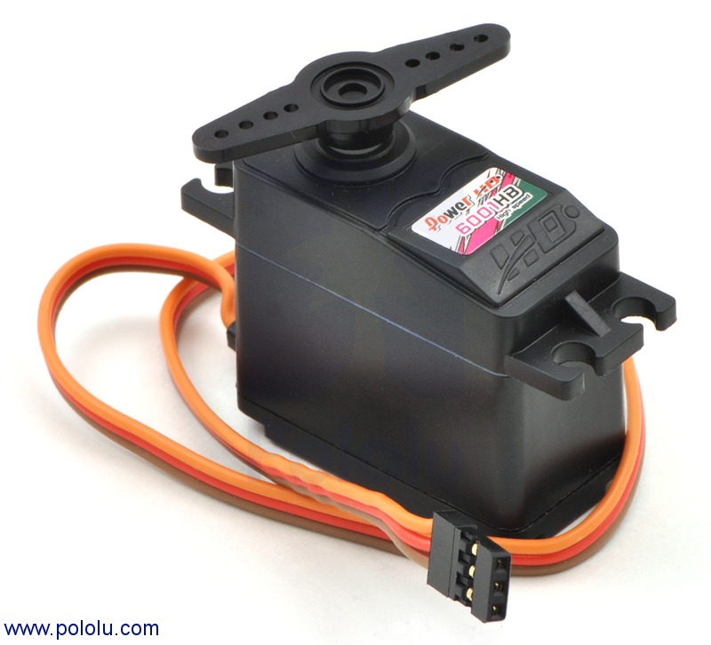 Power HD Standard Servo 6001HB | Buy in Australia | POLOLU-1056 ...