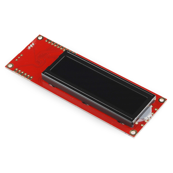 Serial Enabled 16x2 LCD - Red on Black 5V | Buy in Australia | LCD ...