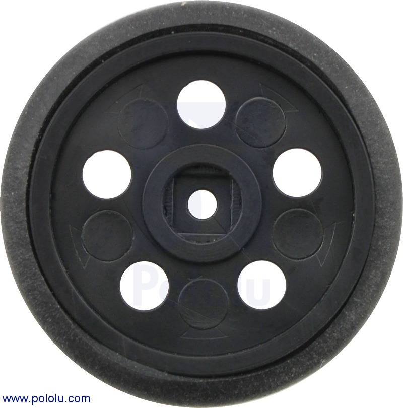 Solarbotics GM10 1" Wheel Black | Buy in Australia | POLOLU-689 ...