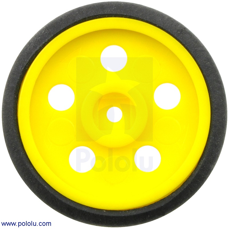 Solarbotics GM10 1" Wheel Yellow | Buy in Australia | POLOLU-688 ...