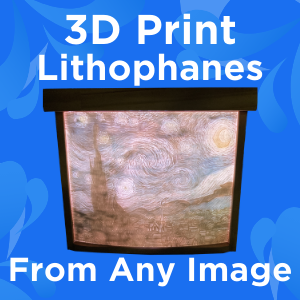 Perfectly 3D Print All Types of Lithophanes and Add Colour - Video ...