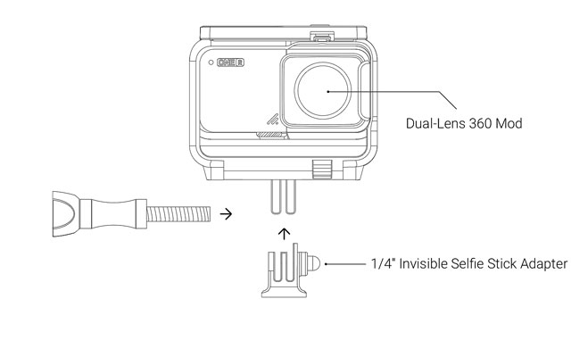 Insta360 ONE R - Mounting Bracket | Buy in Australia | CE06828 | Core ...
