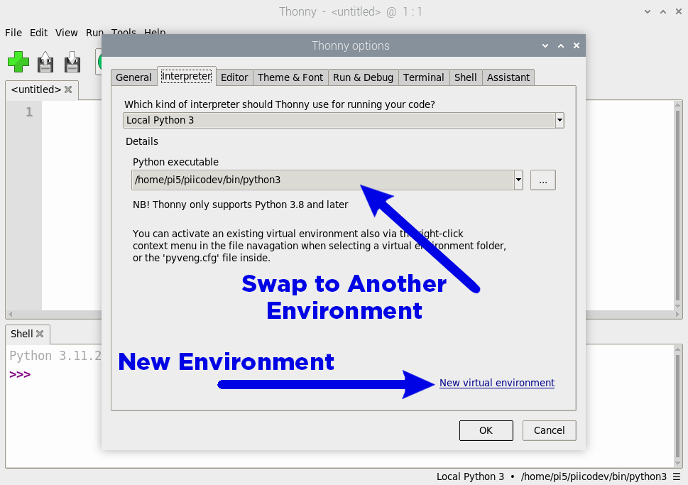 Using Virtual Environments In Thonny On A Raspberry Pi Tutorial Australia