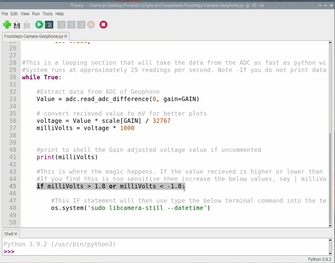 Set Up A Geophone With A Raspberry Pi And An Adc Ads1115 Tutorial Australia 