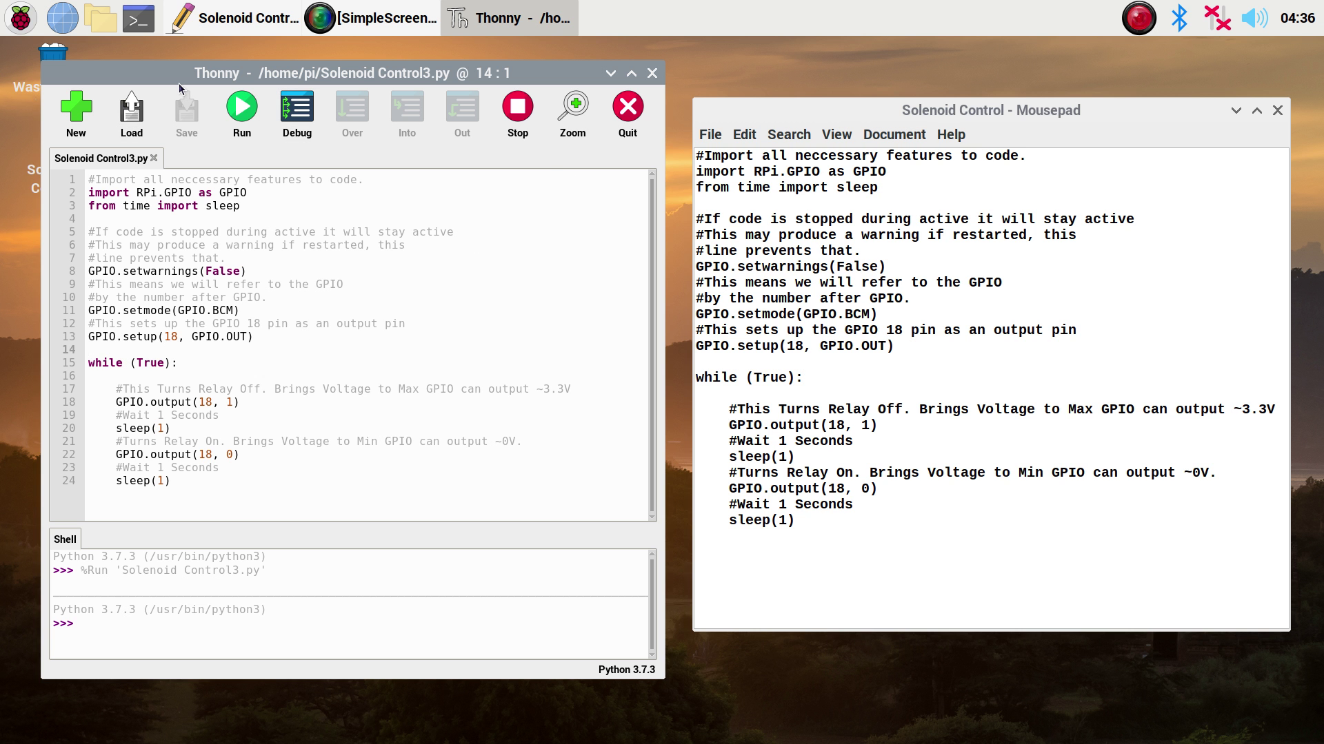 Controlling A Solenoid With Raspberry Pi And A Relay Tutorial Australia